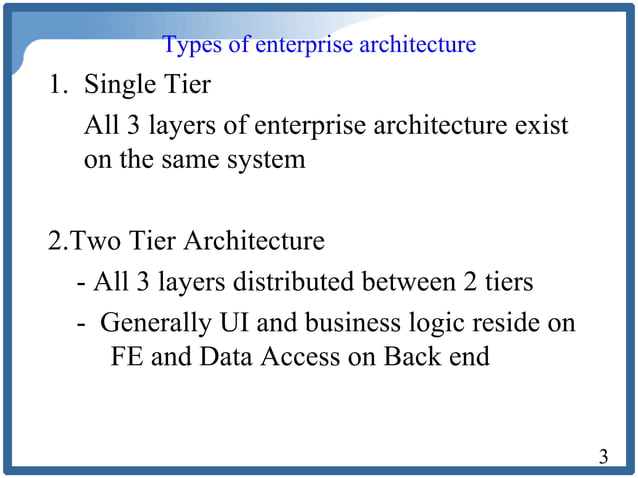 J2 ee architecture | PPT