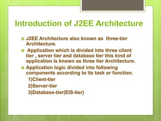 J2 ee architecture | PPT