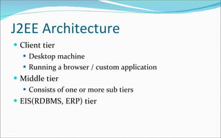 J2ee connector architecture | PPT