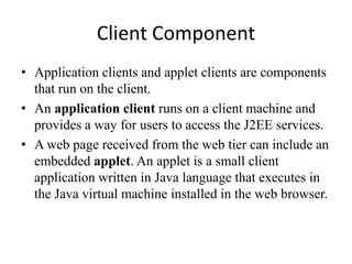 J2 ee container & components | PPT