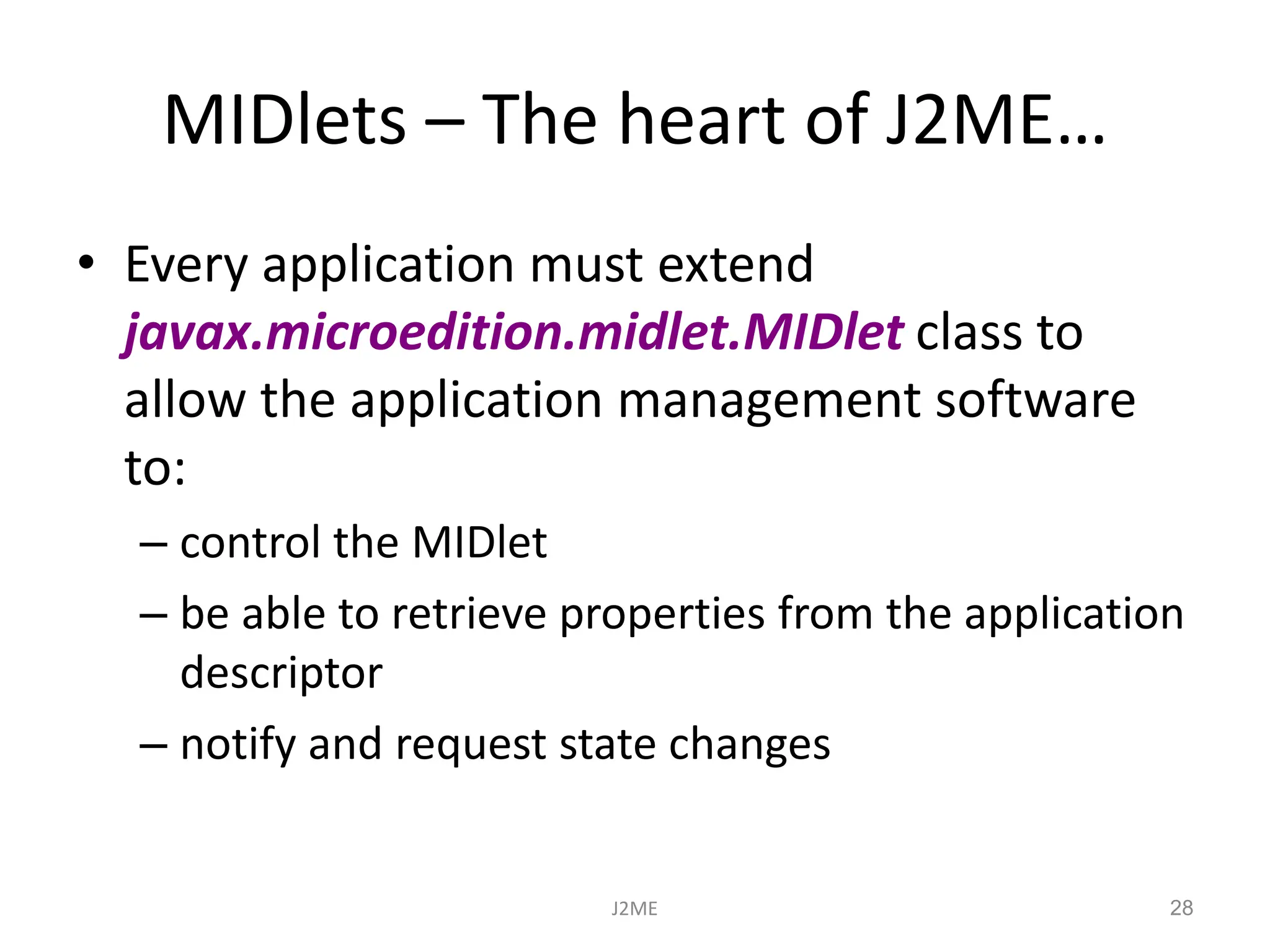J2ME mobile device architecture a develo | PPTX | Programming Languages | Computing