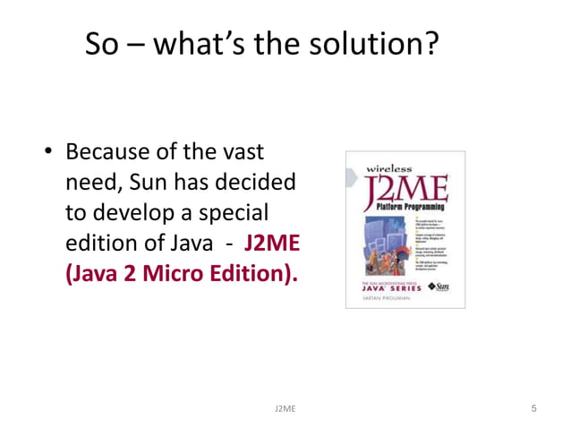 J2ME mobile device architecture a develo | PPTX | Programming Languages | Computing