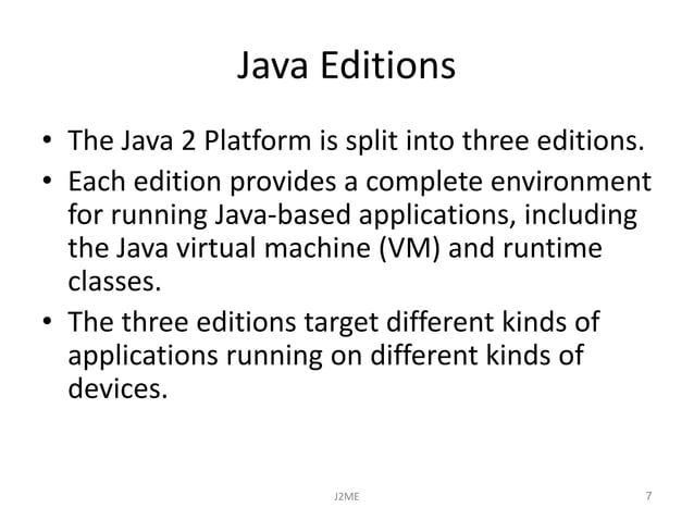 J2ME mobile device architecture a develo | PPTX | Programming Languages | Computing