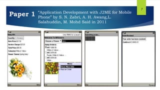 J2ME Mobile app | PPT
