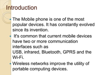 J2 me based file transfer and storage system abstract ppt | PPTX