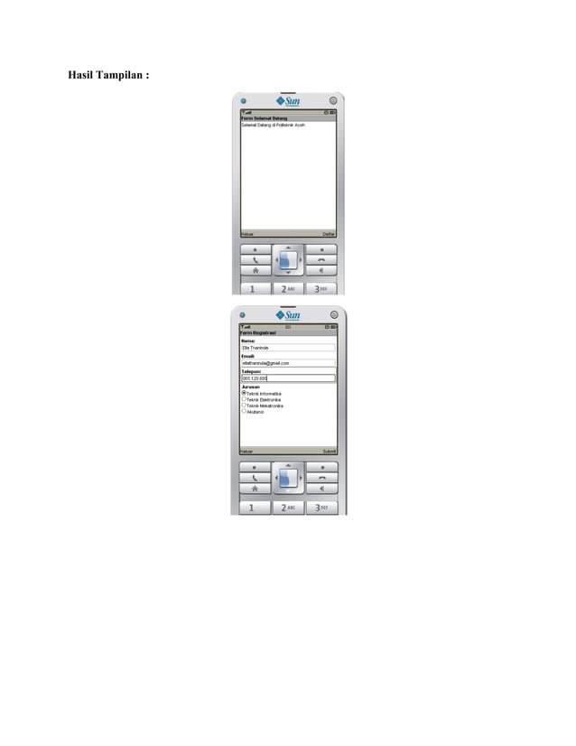 J2me edwin prassetyo 1100631028 | PDF