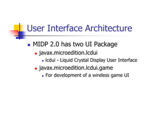 J2ME GUI Programming | PDF