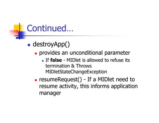 J2ME GUI Programming | PDF