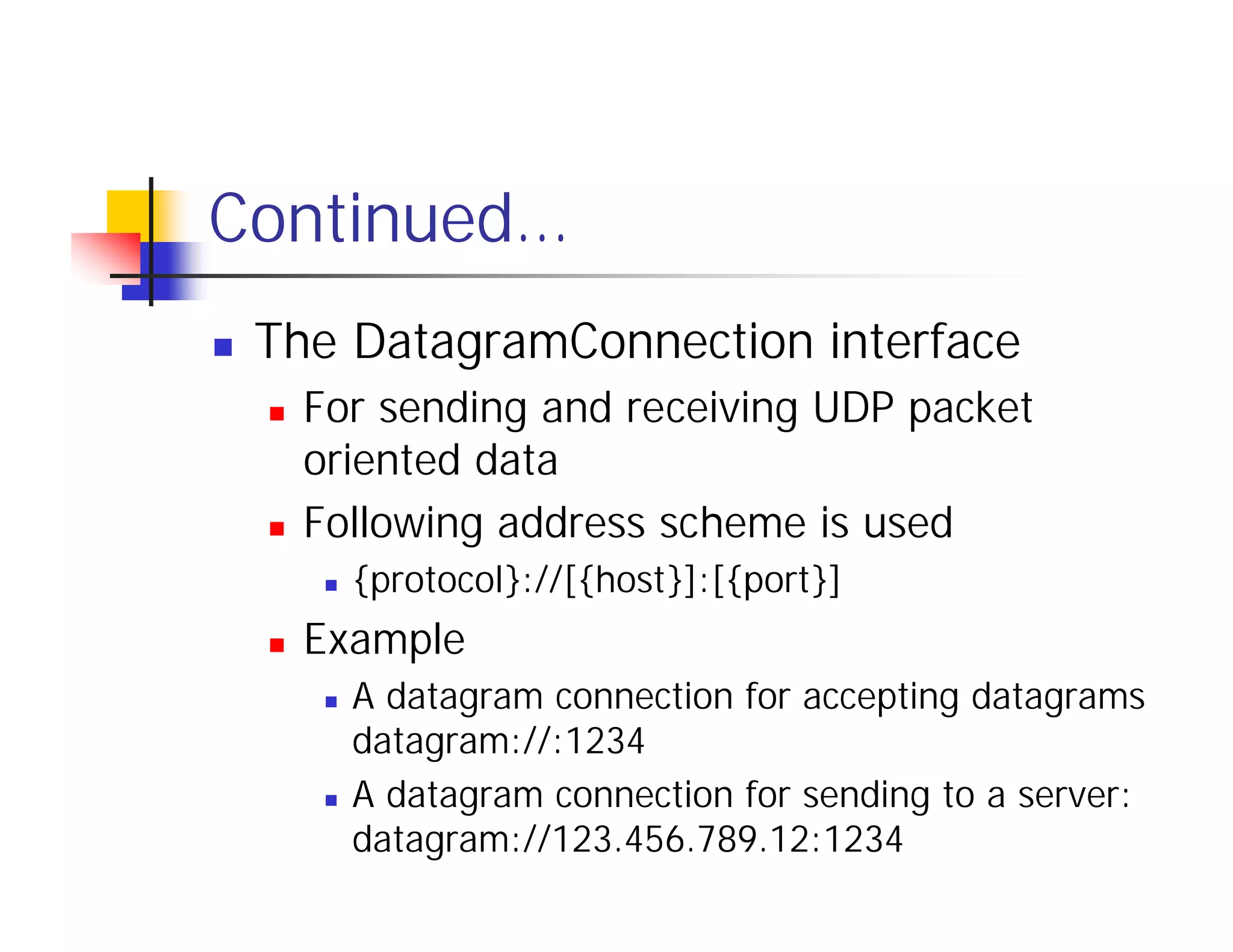 J2ME IO Classes | PPT | Free Download