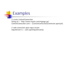 J2ME IO Classes | PPT