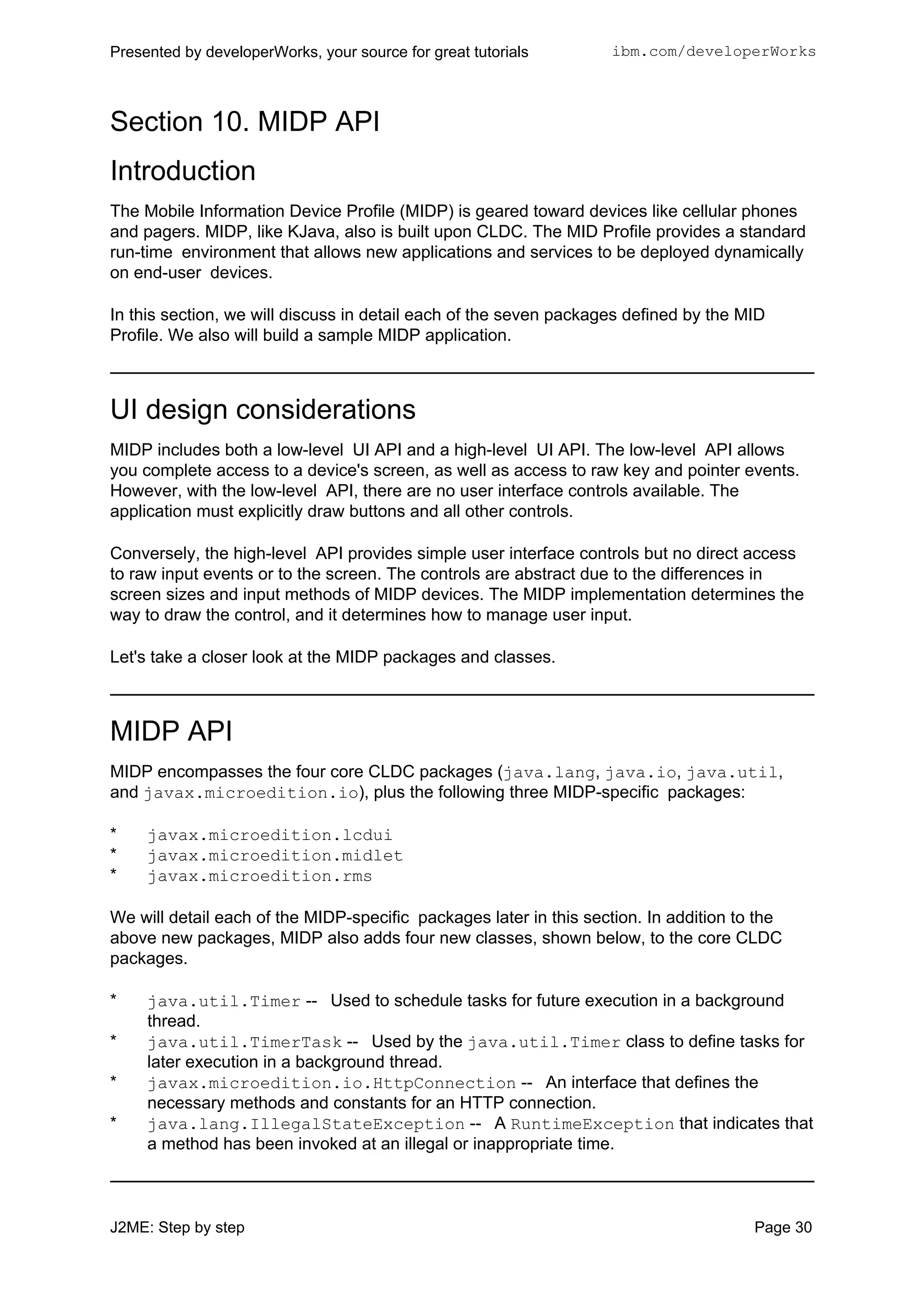 J2me step by step | PDF