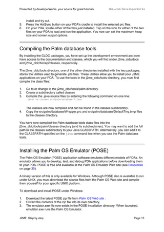 J2me step by step | PDF