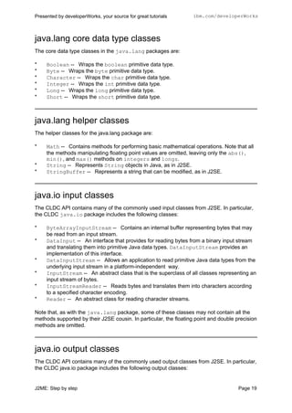 J2me step by step | PDF