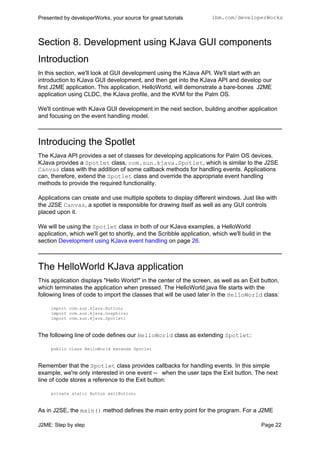 J2me step by step | PDF