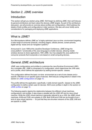 J2me step by step | PDF