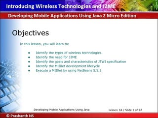 J2ME Unit_01 | PPT