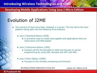 J2ME Unit_01 | PPT