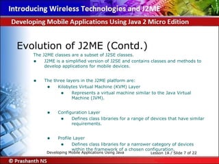 J2ME Unit_01 | PPT