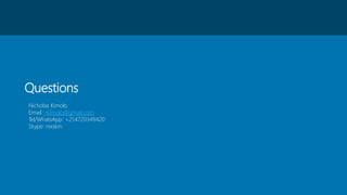 ICT Strategic Planning - Kenya Agricultural Training Institutions | PPT