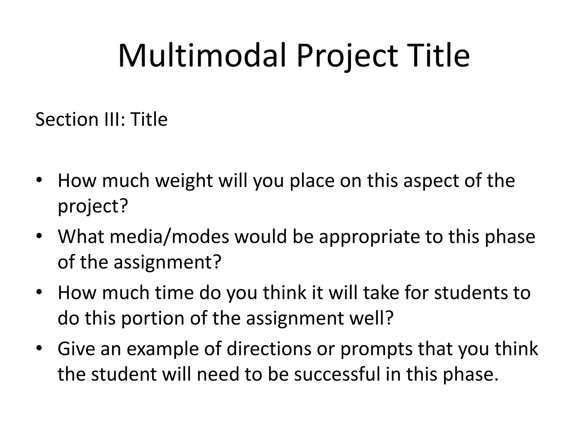 Multimodal Project Planner | PPTX