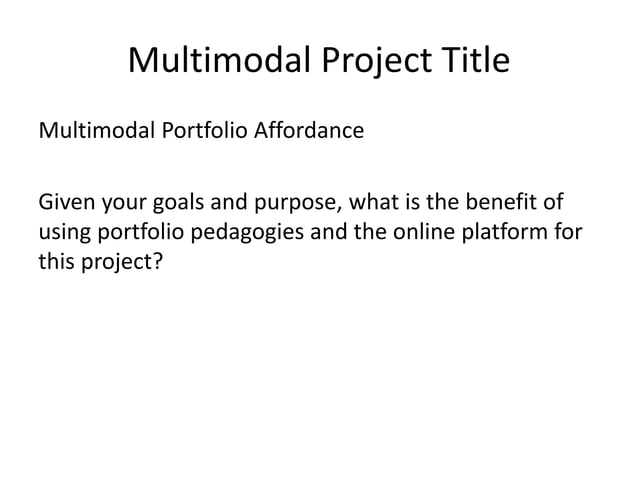 Multimodal Project Planner | PPTX