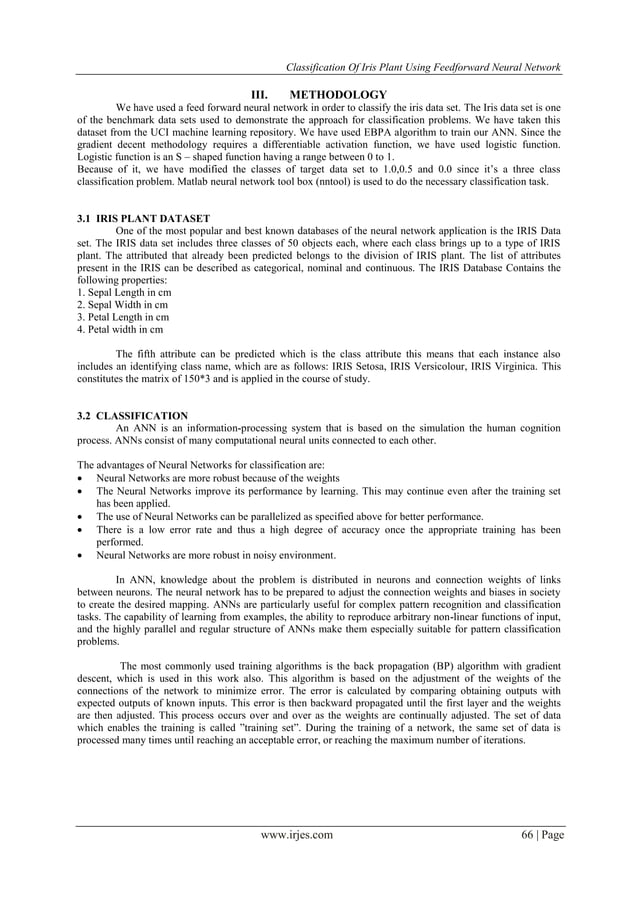 Classification Of Iris Plant Using Feedforward Neural Network | PDF | Gardening | Home & Garden