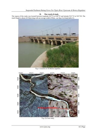 Suspended Sediment Rating Curve for Tigris River Upstream Al- Betera ...