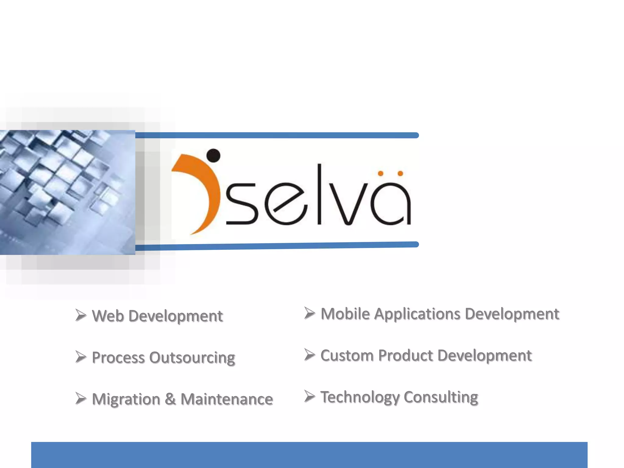 D'selva Infotech Capabilities | PPSX