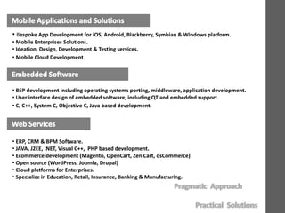 D'selva Infotech Capabilities | PPSX