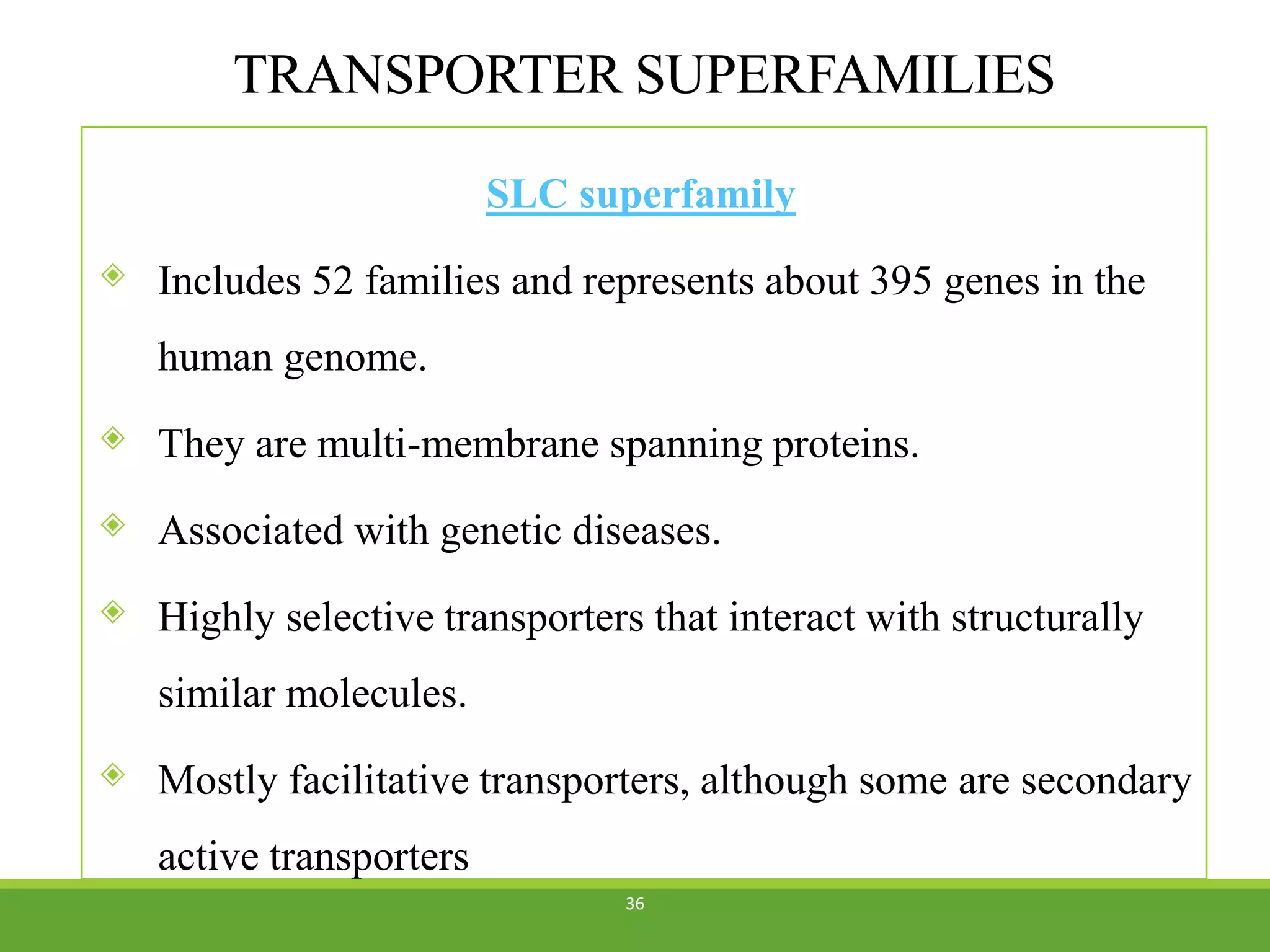 Membrane transporters | PPTX