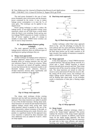 Power Gating Based Ground Bounce Noise Reduction | PDF | Physics | Science