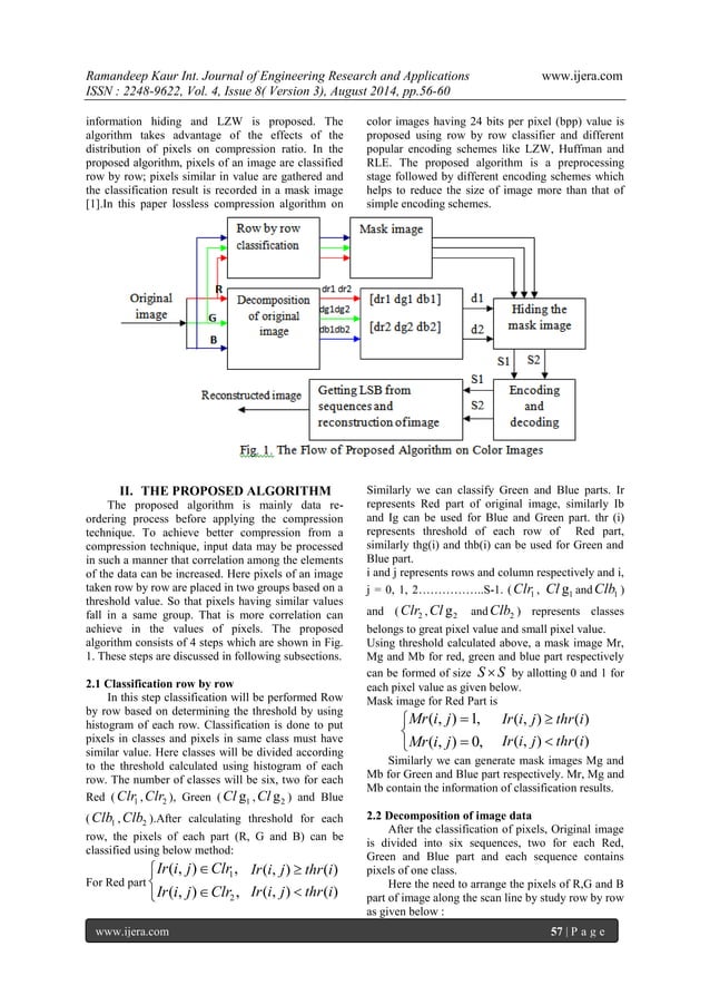 Comparative Analysis of Lossless Image Compression Based On Row By Row Classifier and Various ...