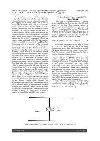 Reactive Power Compensation and Control via Shunt Reactors and Under ...