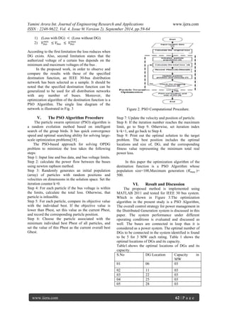 Voltage Profile Improvement of distribution system Using Particle Swarm Optimization | PDF ...