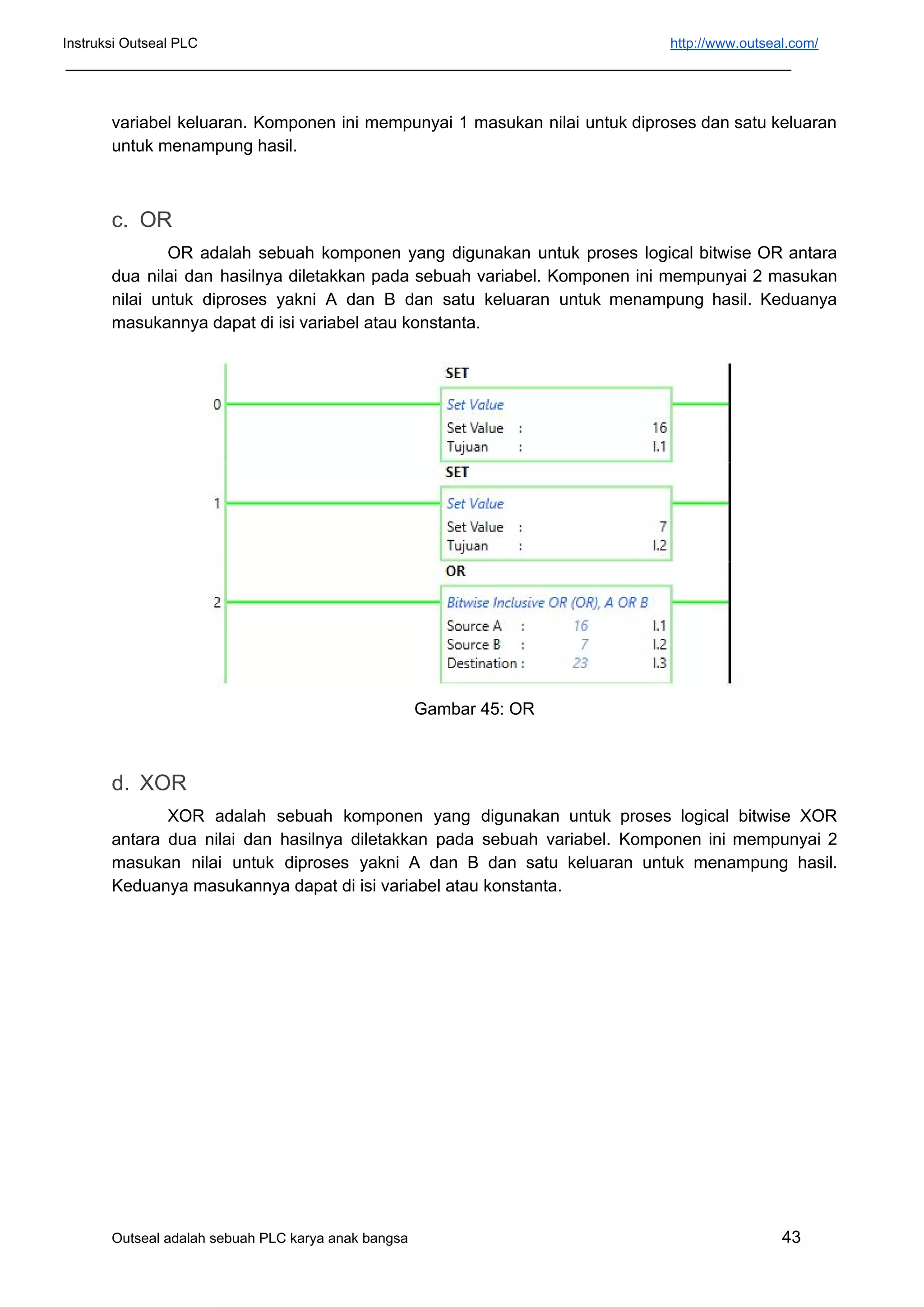 outseal studio version 1.0.1 con PLC Arduino | PDF