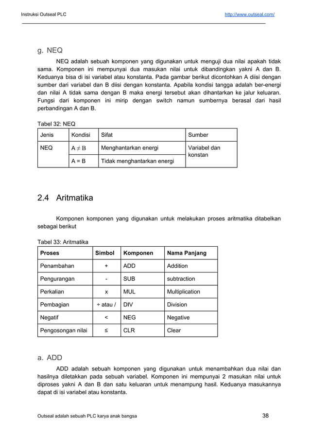 outseal studio version 1.0.1 con PLC Arduino | PDF