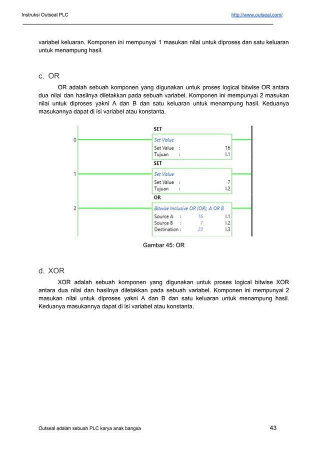 outseal studio version 1.0.1 con PLC Arduino | PDF
