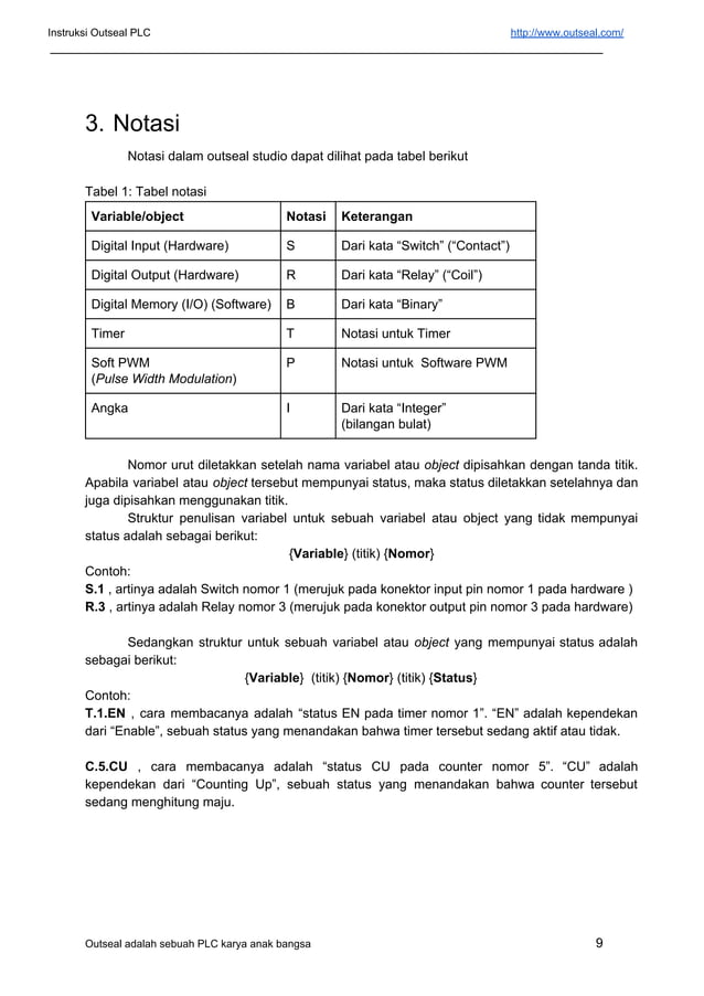 outseal studio version 1.0.1 con PLC Arduino | PDF
