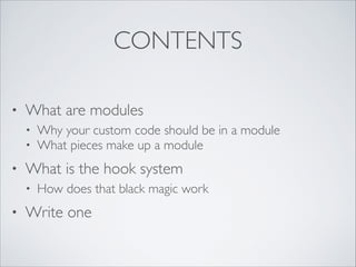 Intro to Drupal Module Developement | PPT