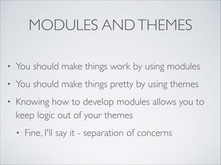 Intro to Drupal Module Developement | PPT