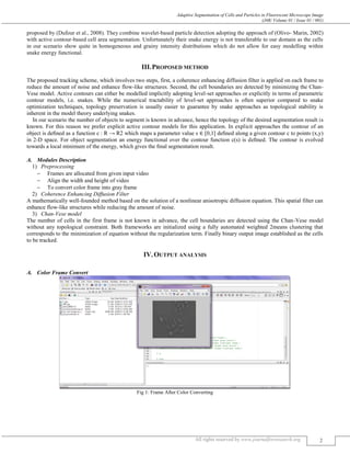ADAPTIVE SEGMENTATION OF CELLS AND PARTICLES IN FLUORESCENT MICROSCOPE IMAGE | PDF