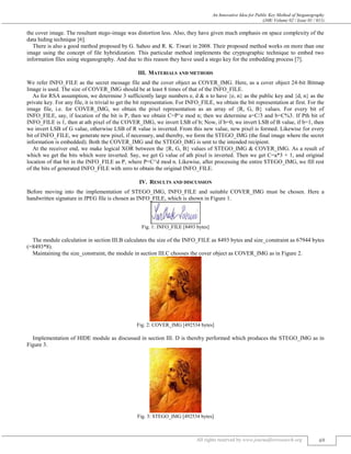 AN INNOVATIVE IDEA FOR PUBLIC KEY METHOD OF STEGANOGRAPHY | PDF