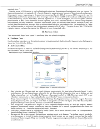 FINGERPRINT BASED ATM SYSTEM | PDF