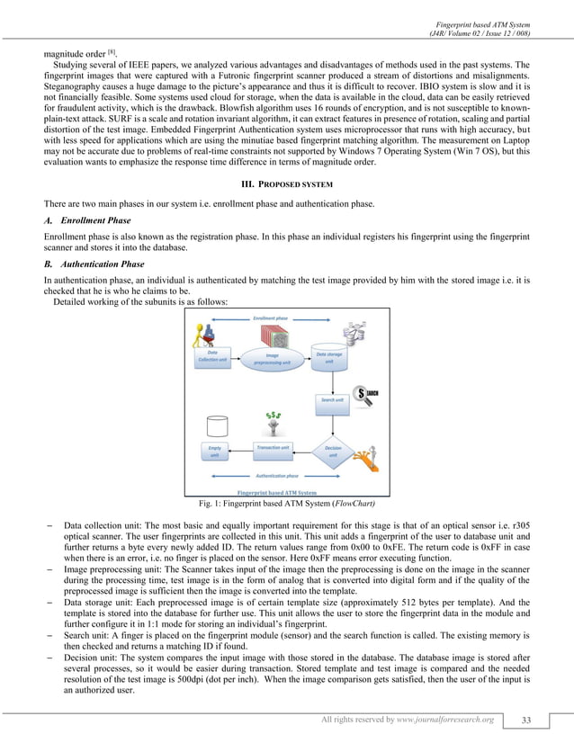 FINGERPRINT BASED ATM SYSTEM | PDF