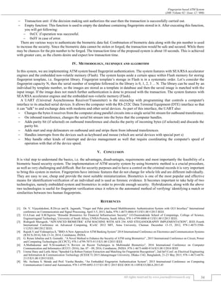 FINGERPRINT BASED ATM SYSTEM | PDF