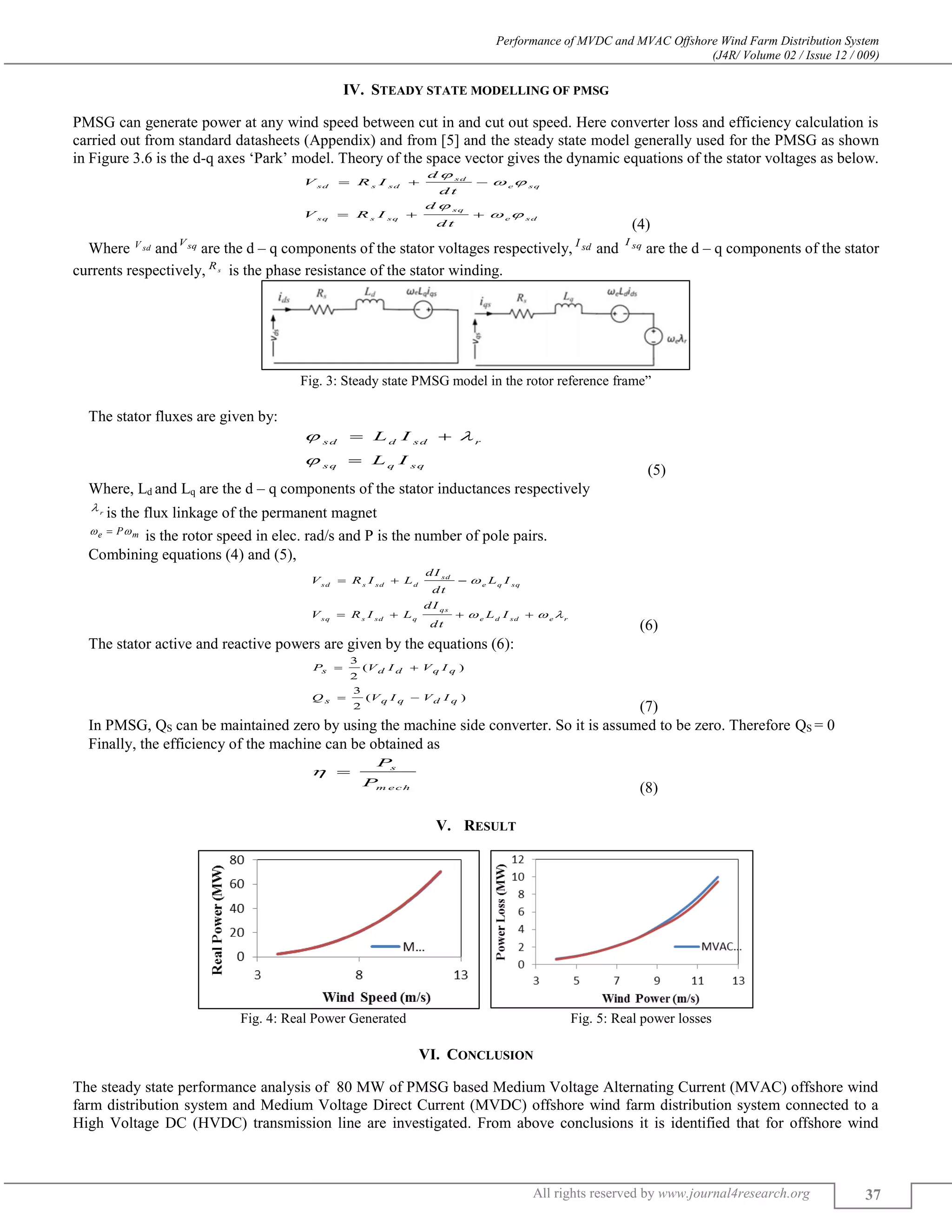 PERFORMANCE OF MVDC AND MVAC OFFSHORE WIND FARM DISTRIBUTION SYSTEM | PDF