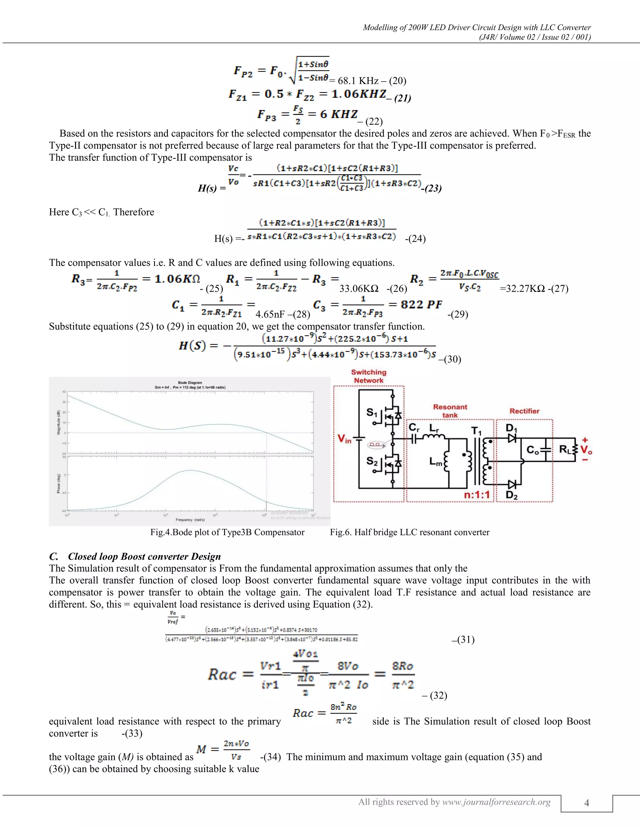 MODELLING OF 200W LED DRIVER CIRCUIT DESIGN WITH LLC CONVERTER | PDF