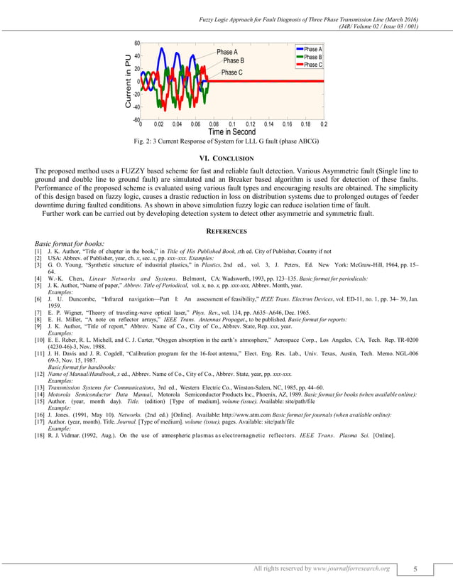FUZZY LOGIC APPROACH FOR FAULT DIAGNOSIS OF THREE PHASE TRANSMISSION LINE | PDF
