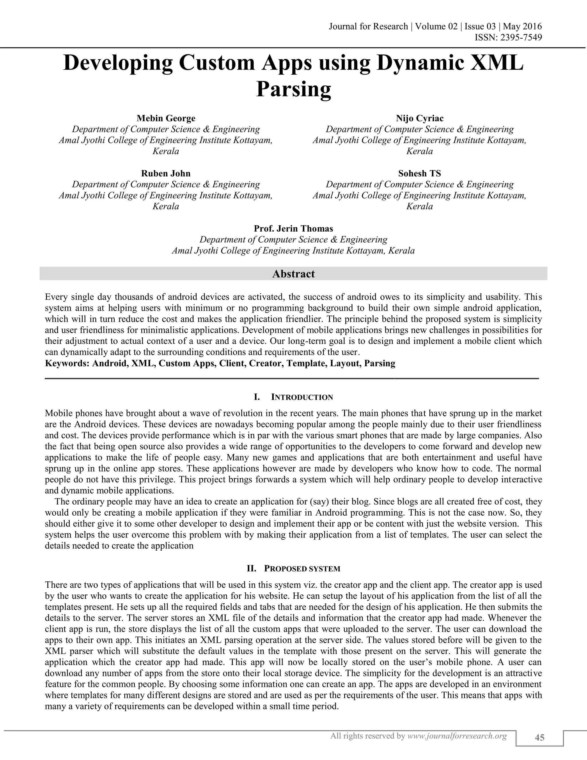 DEVELOPING CUSTOM APPS USING DYNAMIC XML PARSING | PDF DEVELOPING CUSTOM APPS USING DYNAMIC XML PARSING | PDF