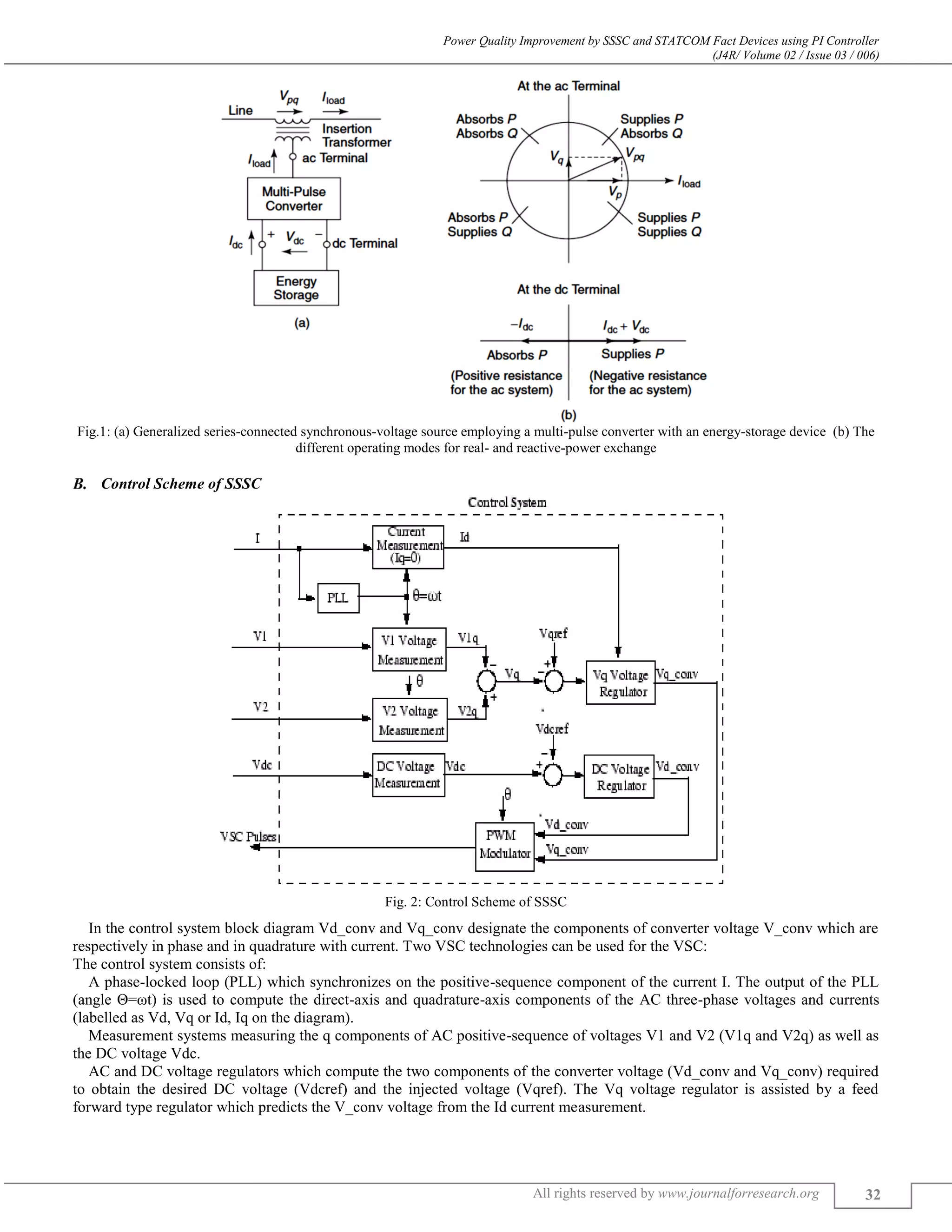 Power Quality Improvement By Sssc And Statcom Using Pi Controller Pdf 1833